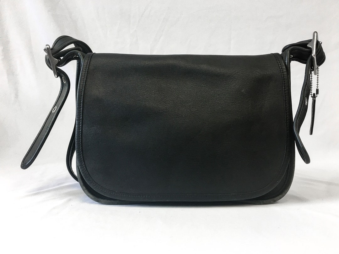 Vintage COACH Patricia's Legacy Black Leather Bag, Style 9951, Vintage ...