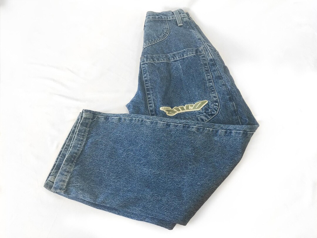 Vintage 90s JNCO the Low Down Medium Wash Wide Leg Jeans, 25 X 28.5 ...