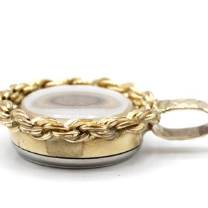 Vintage NASTRIX 10K RGP 17 Jewel Pocket Watch Pendant With Rope Chain ...