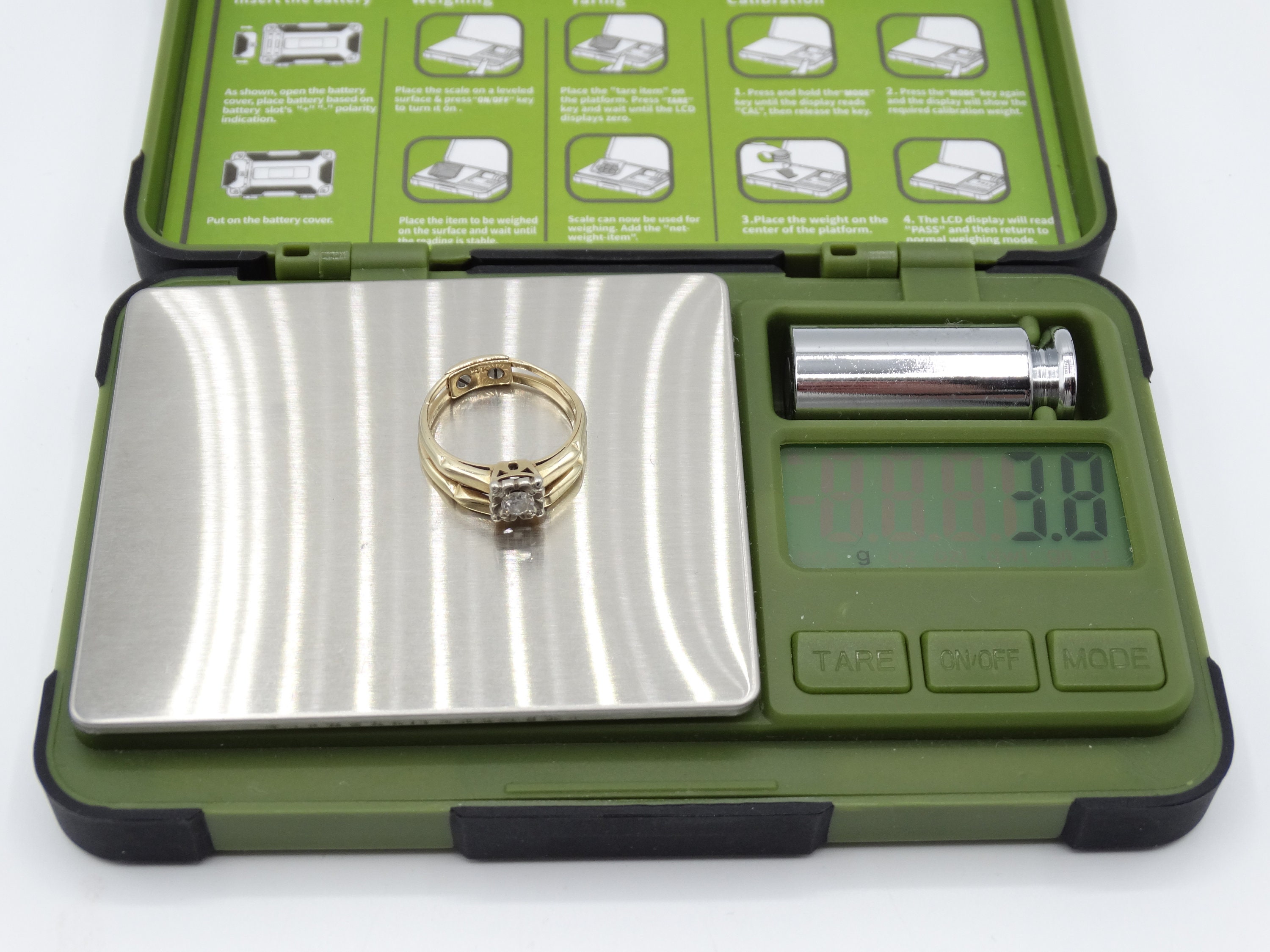 Estate KAYNAR Diamond 14K Vintage Ring Size 6 3/4 Art Deco - Etsy