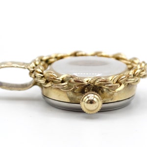 Vintage NASTRIX 10K RGP 17 Jewel Pocket Watch Pendant With Rope Chain ...