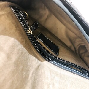 Vintage Coach 9126 Legacy Black Leather Crossbody Bag, Genuine Leather ...