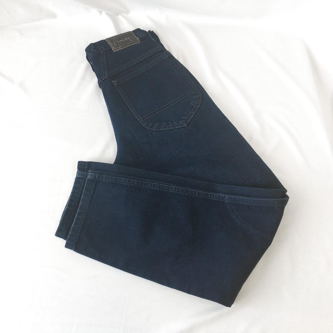 90s Marithe Francois Girbaud Dark Wash High Waist Straight/tapered Leg ...
