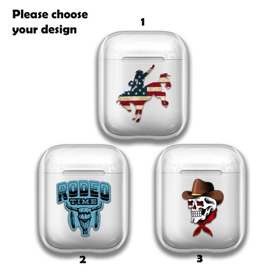 Rodeo Clear Air Pods Holder Headphones Cover Horse Airpods 3 - Etsy