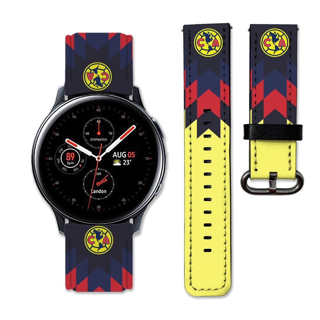 Club America Galaxy Watch 3 4 5 6 Band Active 2 Football 40 42 - Etsy