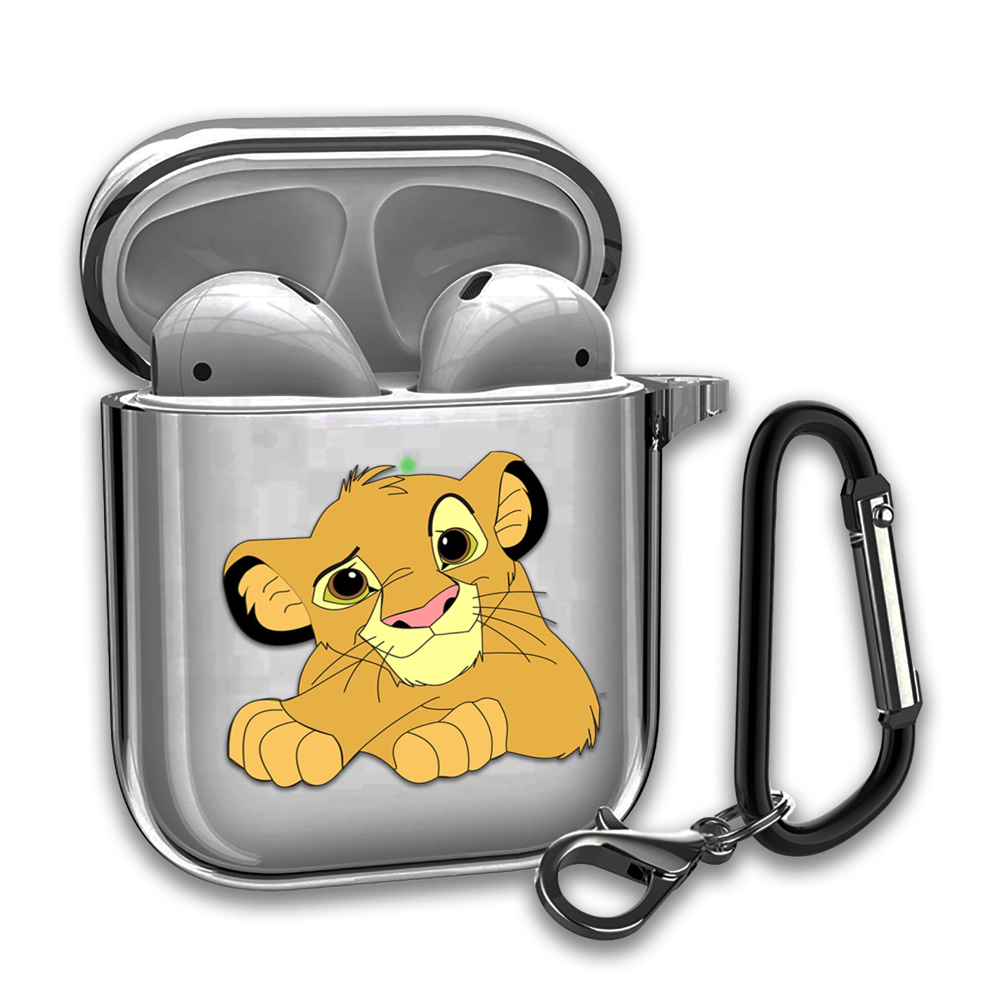 Simba Clear Air Pods Holder King Lion Headphones Airpods 3 - Etsy