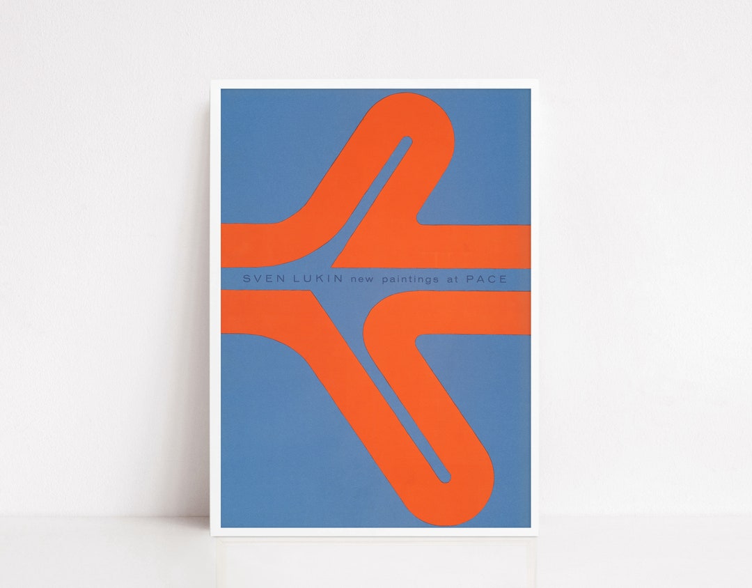 Sven Lukin Vintage Poster | exhibition Poster | poster Wall - Etsy
