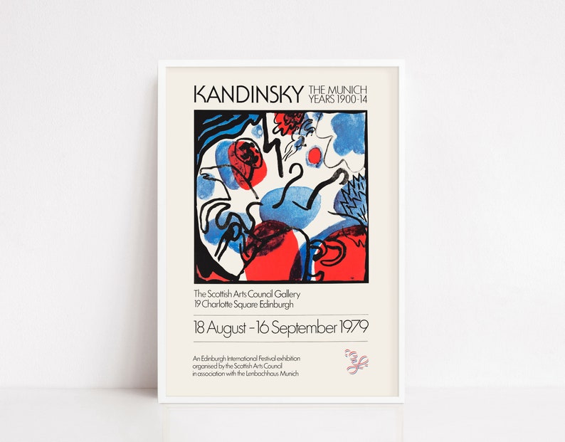 Kandinsky Poster | Kandinsky Print | vintage Poster | Vintage Print ...