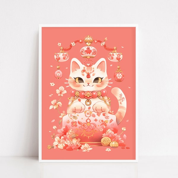 Japanese Maneki Neko - Etsy