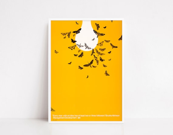 Vintage IBM Poster Art Poster exhibition Poster | Etsy