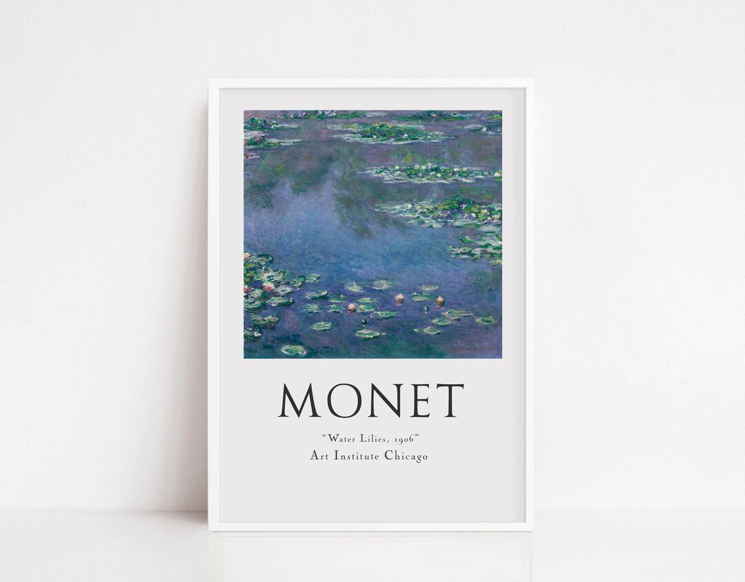 Claude Monet Poster | Claude Monet Print | Claude Monet Art - Etsy
