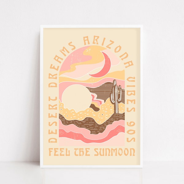 Sun and Moon Poster - Etsy