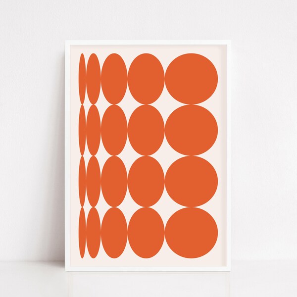 Orange Wall Art - Etsy