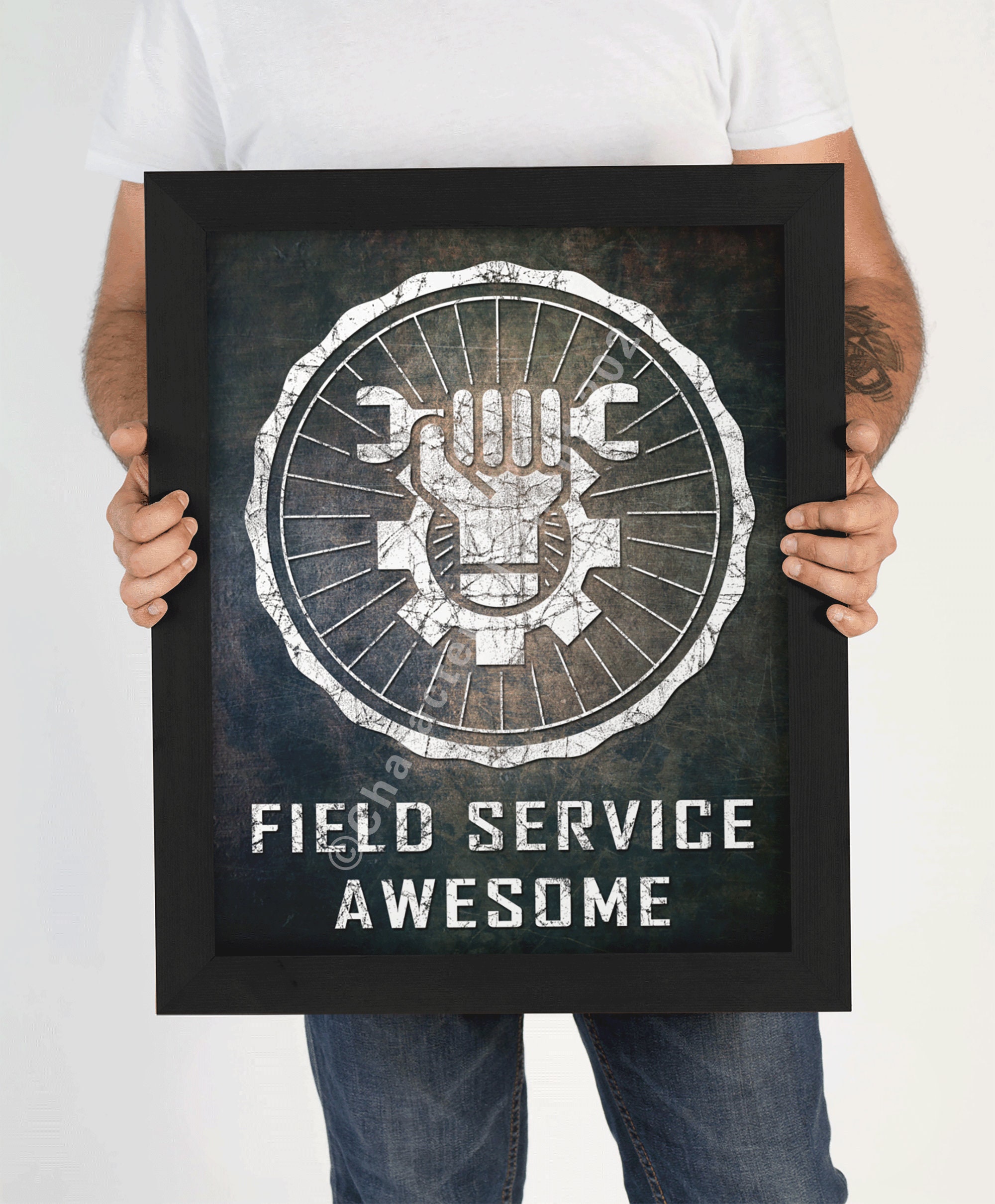 Field Service Tech Gift Digital Download, Repair Peson Gift, Technician ...