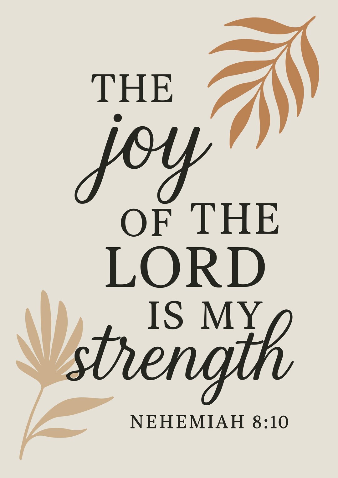 Joy of the Lord-digital Art Print Download, Religious Artwork - Etsy