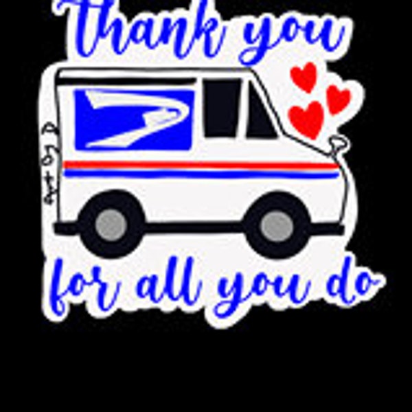 Mail Carrier Decal - Etsy