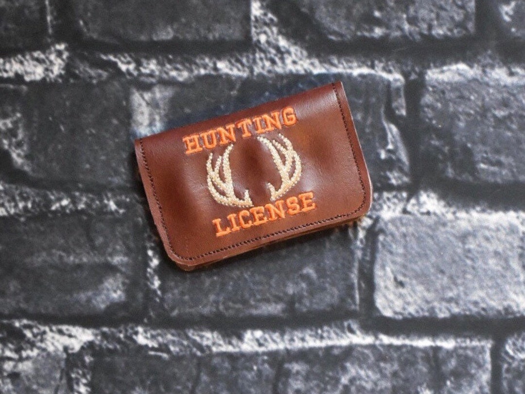 Hunting License Wallet - Hunting Wallet - Hunting License Holder - Etsy