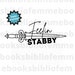 Feelin Stabby Svg Png Jpg Pdf Bookish Bookish Designs FBAA Cut Files - Etsy