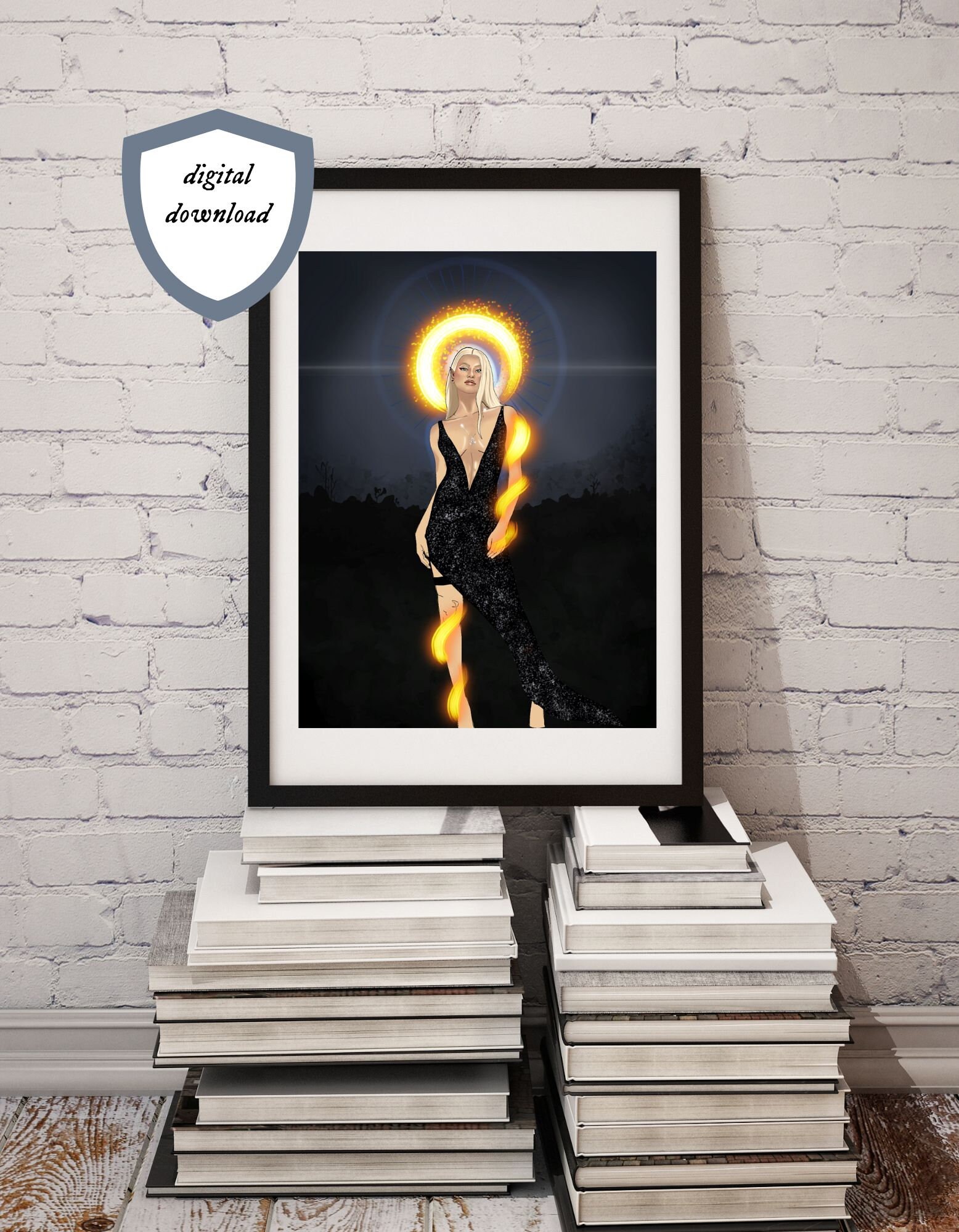 Aelin ACOTAR Bookish Wall Art PRINT Digital Download - Etsy