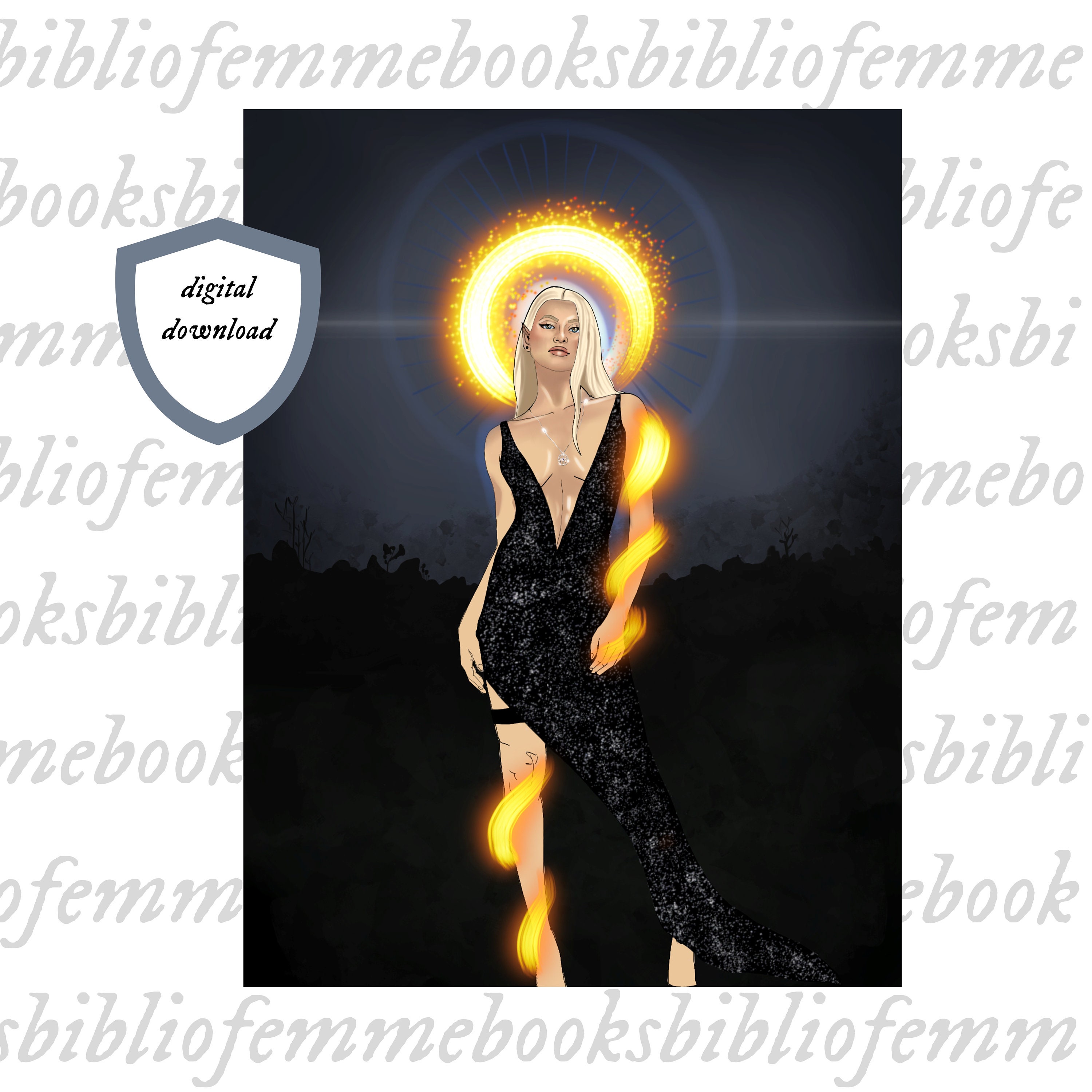 Aelin ACOTAR Bookish Wall Art PRINT Digital Download - Etsy