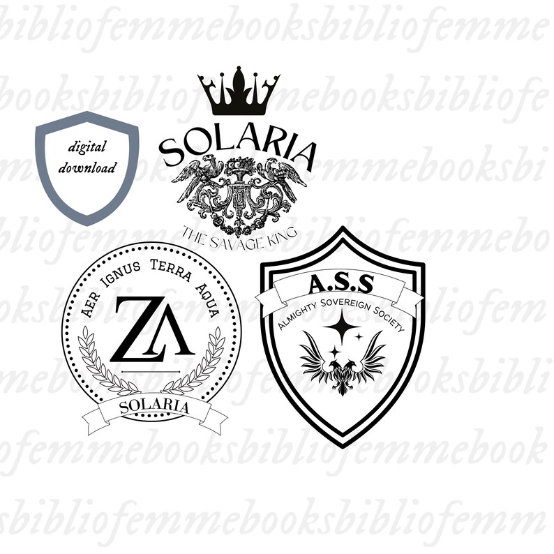 ZA Pack Svg Png Jpg Pdf Bookish Bookish Designs Books Cut Files - Etsy