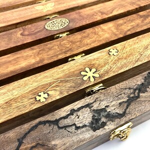 Witch and Wizard Wand in Real Wooden Display Box Will O'wisp's Wand ...