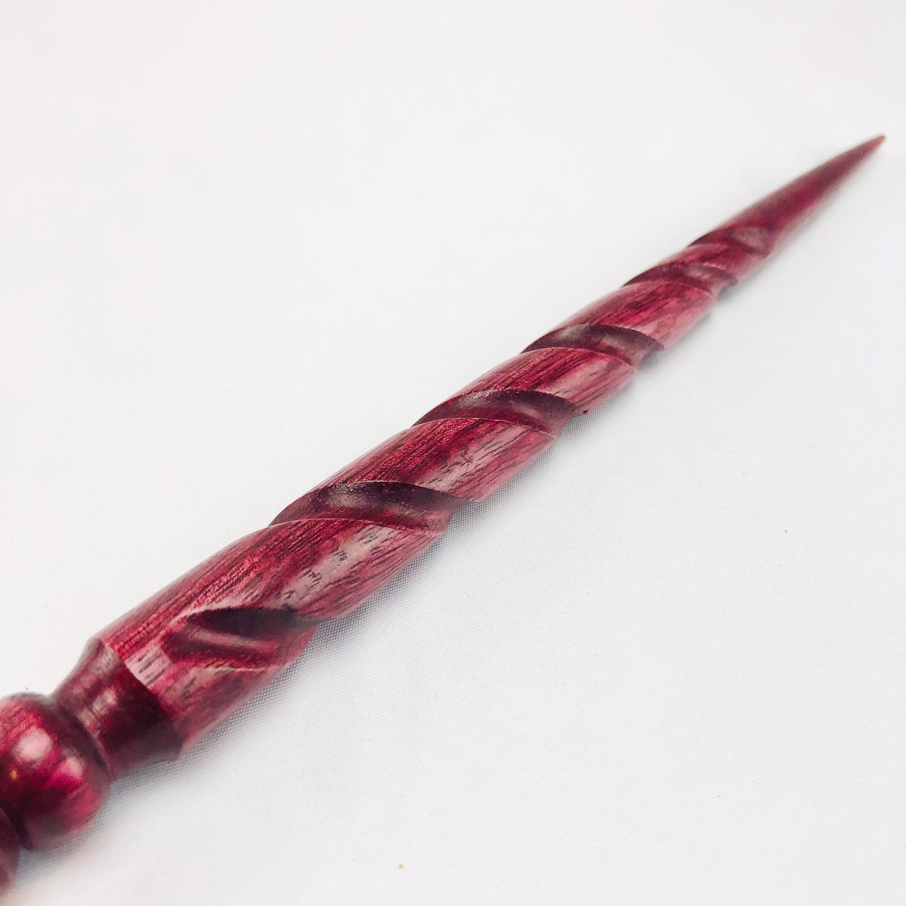 Witch and Wizard Wand in Real Wooden Display Box - Will O'wisp's Wand ...