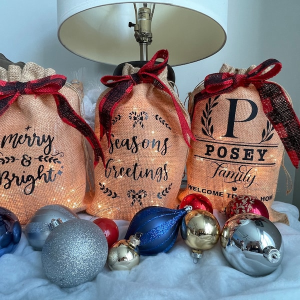 Christmas Burlap - Etsy