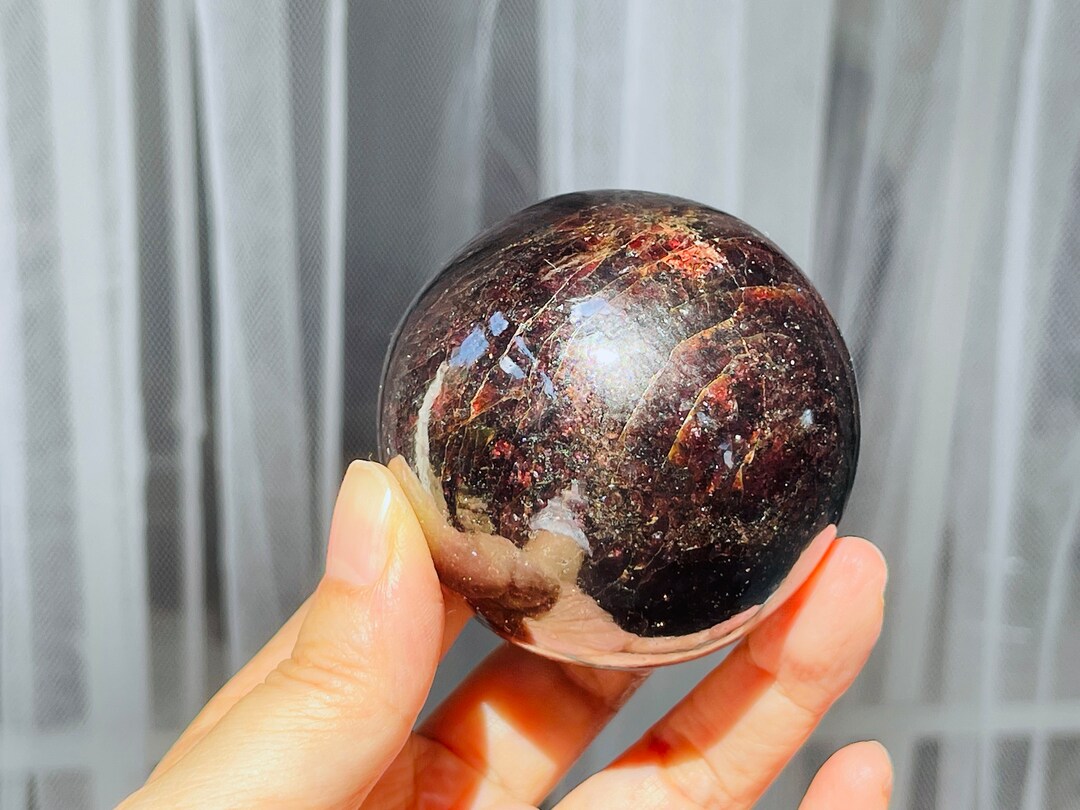 Garnet Spheres , Gemy Garnet Sphere, High Quality Garnet Crystal Ball ...