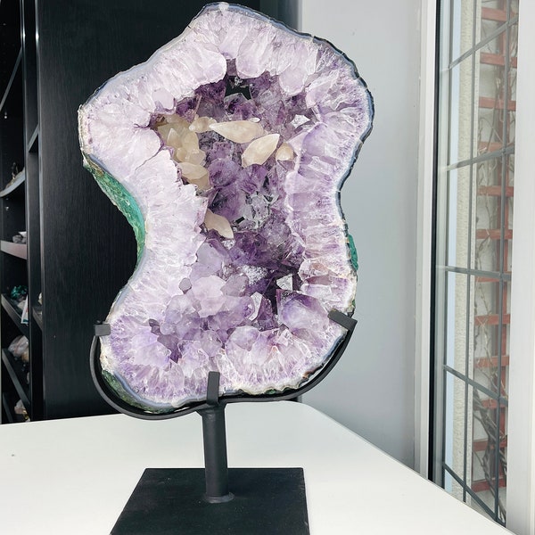 Amethyst Portal on Stand - Etsy
