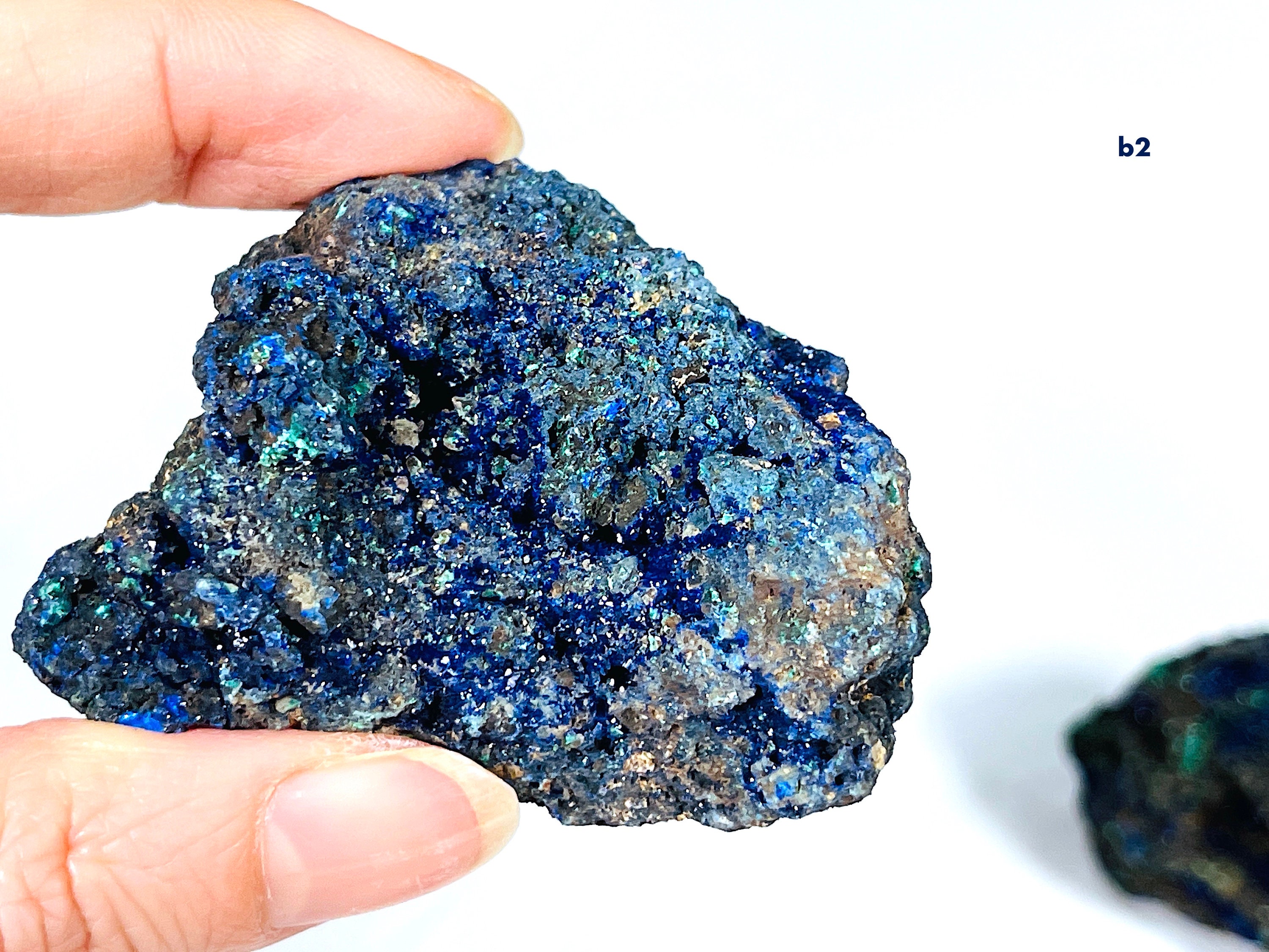 121g Extremely Sparkling Blue Azurite Azurite Specimen Azurite Crystals ...