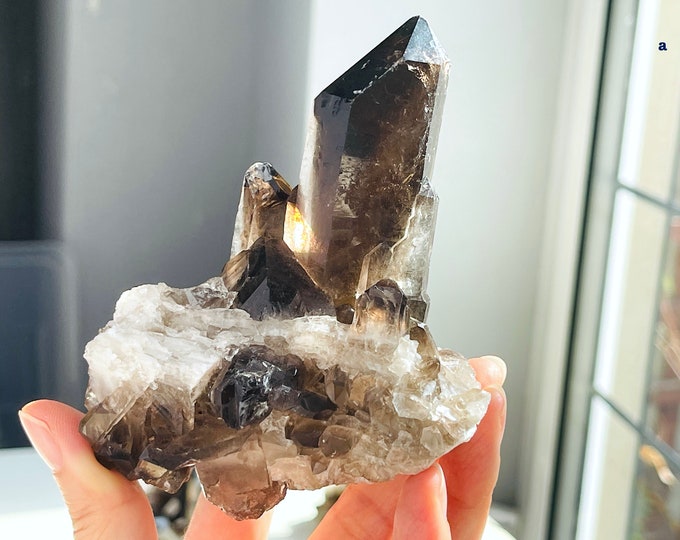Smoky Quartz Cluster, Super Extra Quality Natural Brazilian Smoky ...