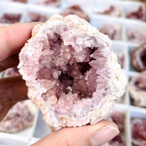 AAA Pink Amethyst Geode: 45-60mm Argentine Crystal B21 - Etsy
