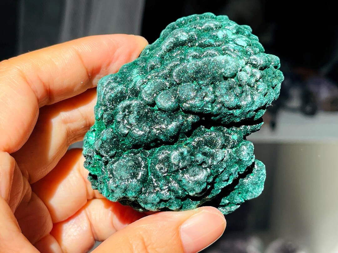 Malachite Specimen, Unique Velvet Cat Eye Malachite, Rare Malachite ...
