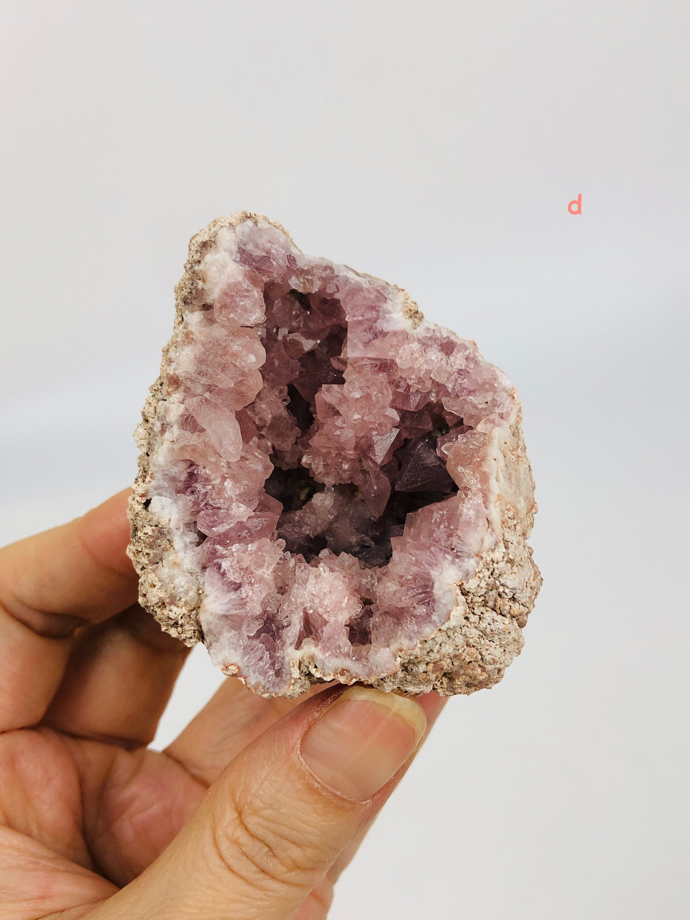 Amatista rosa geoda de amatista rosa medio de Argentina | Etsy