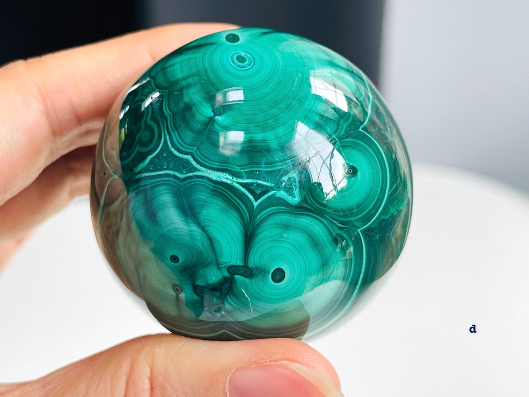 Malachite Sphere, Marvelous Natural Malachite Sphere, Malachite From ...