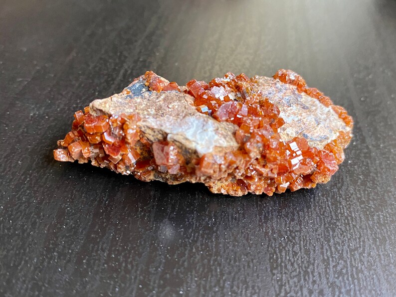 Vanadinite Natural Red Vanadinite Crystal Vanadinite Mineral - Etsy