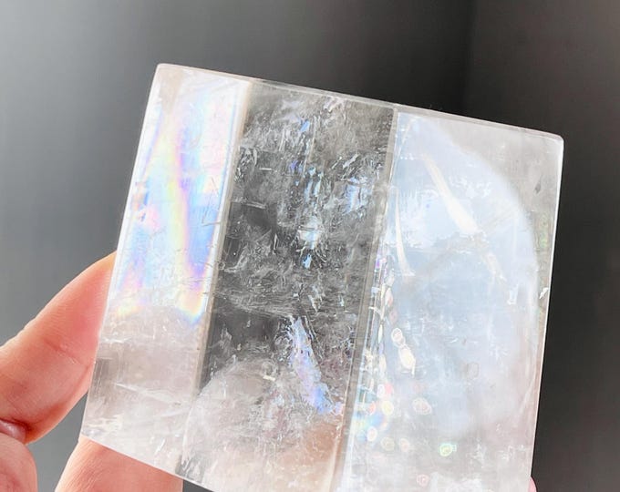 Clear Optical Calcite, Brazilian High-grade Optical Calcite Cubes ...