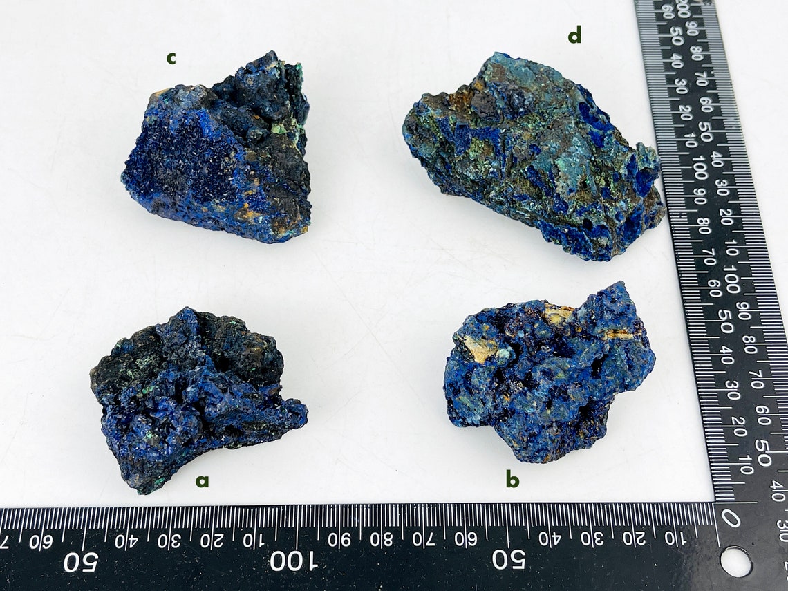 Azurite Specimen Extreme Sparkling Blue Azurite Specimen | Etsy