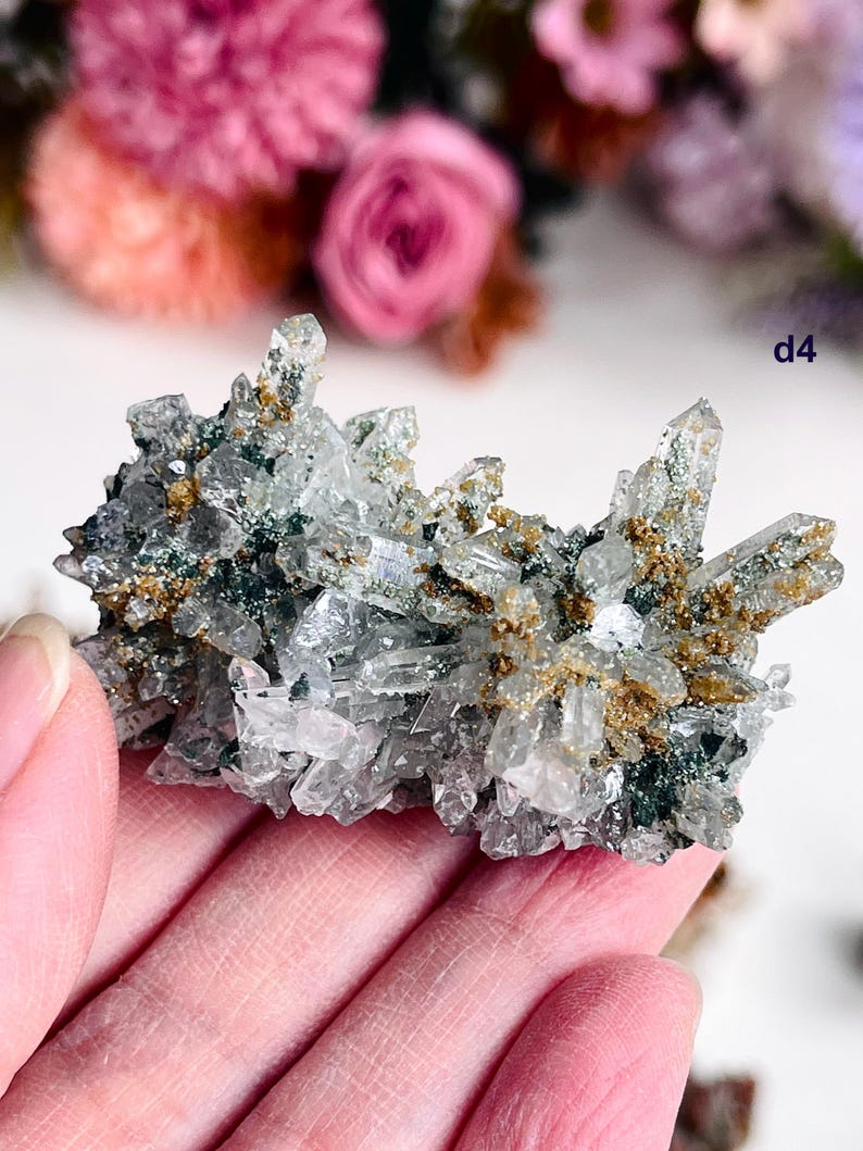 Quartz With Rhodochrosite Mineral Specimen, Laki Bulgaria - Etsy