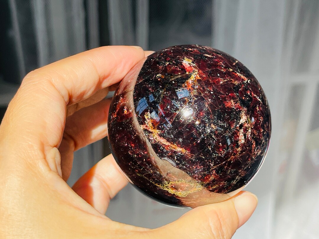 Garnet Spheres , Gemy Garnet Sphere, High Quality Garnet Crystal Ball ...