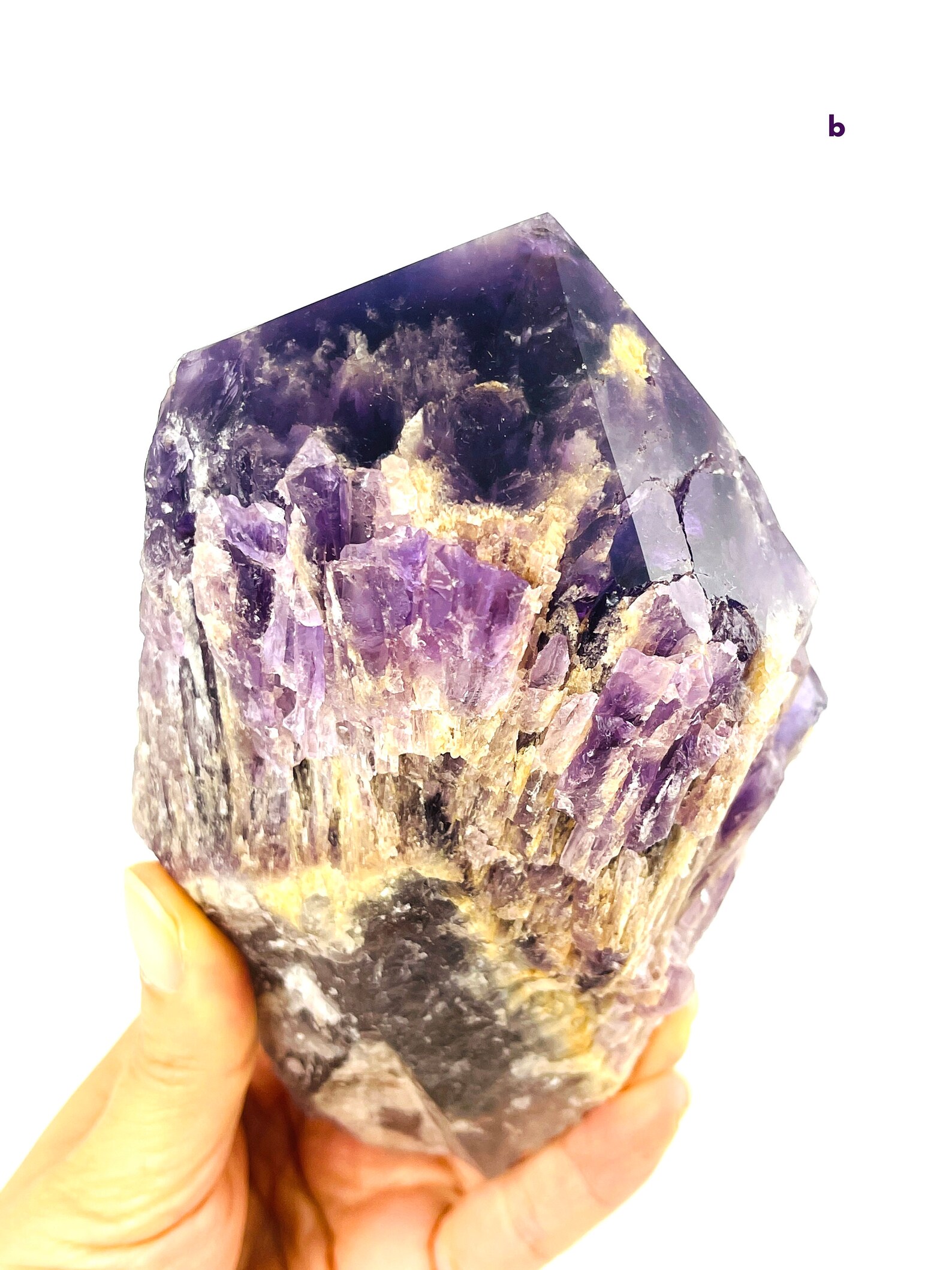 New Elestial Amethyst Rough Elestial Amethyst Cluster Point - Etsy