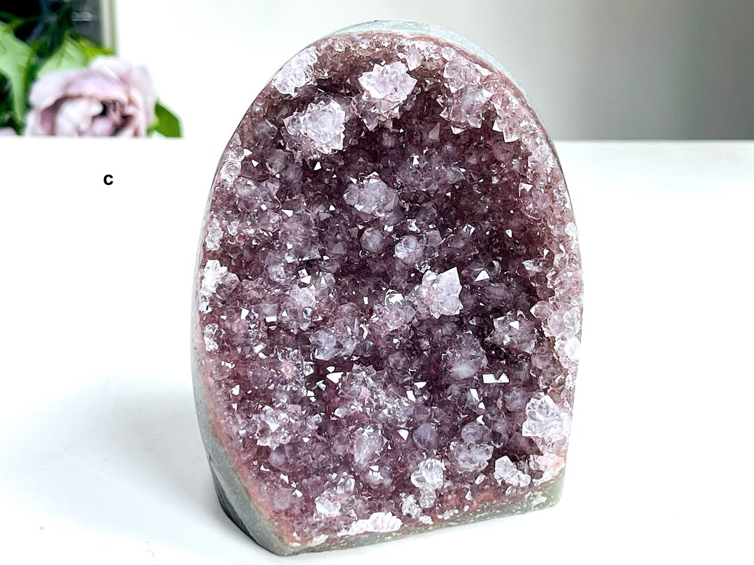 Rainbow Sugar Amethyst , Uruguay Amethyst Cutbase, Super Sparkling ...
