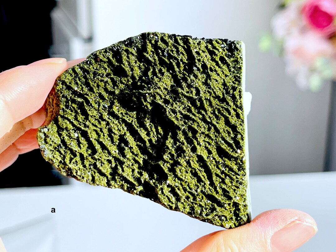 Forest Epidote, Super Sparkly Forest Epidote With Quartz Specimen ...