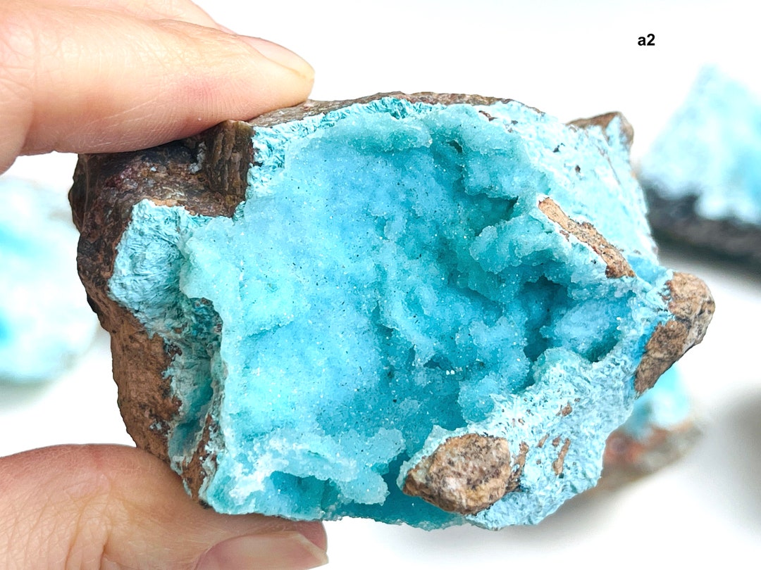 Druzy Chrysocolla Mineral Specimen, Chrysocolla Crystal Specimen from ...
