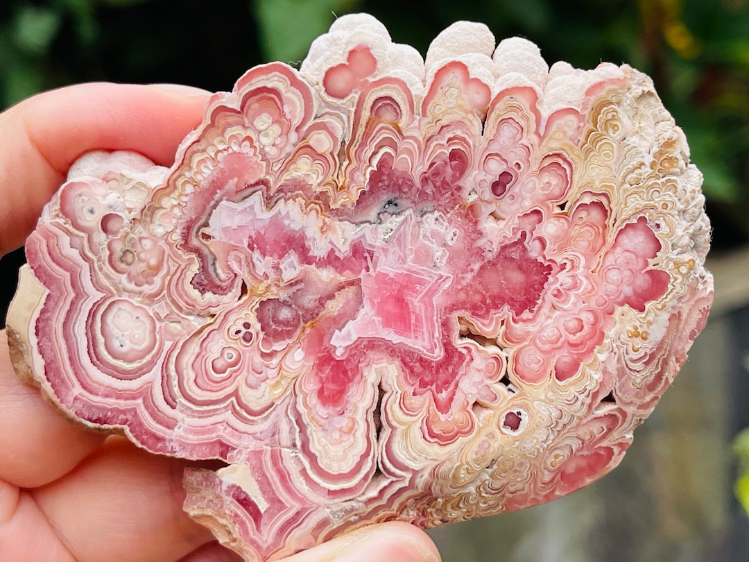 Extraordinary Rhodochrosite Slab Collector's Piece, Statement Piece ...