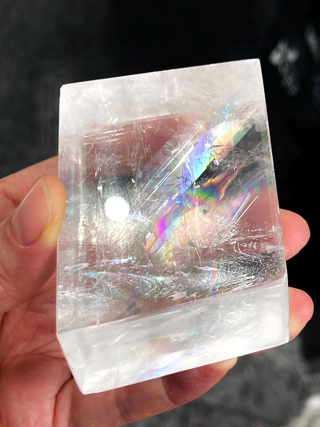 Clear Optical Calcite, Brazilian High-grade Optical Calcite Cubes ...
