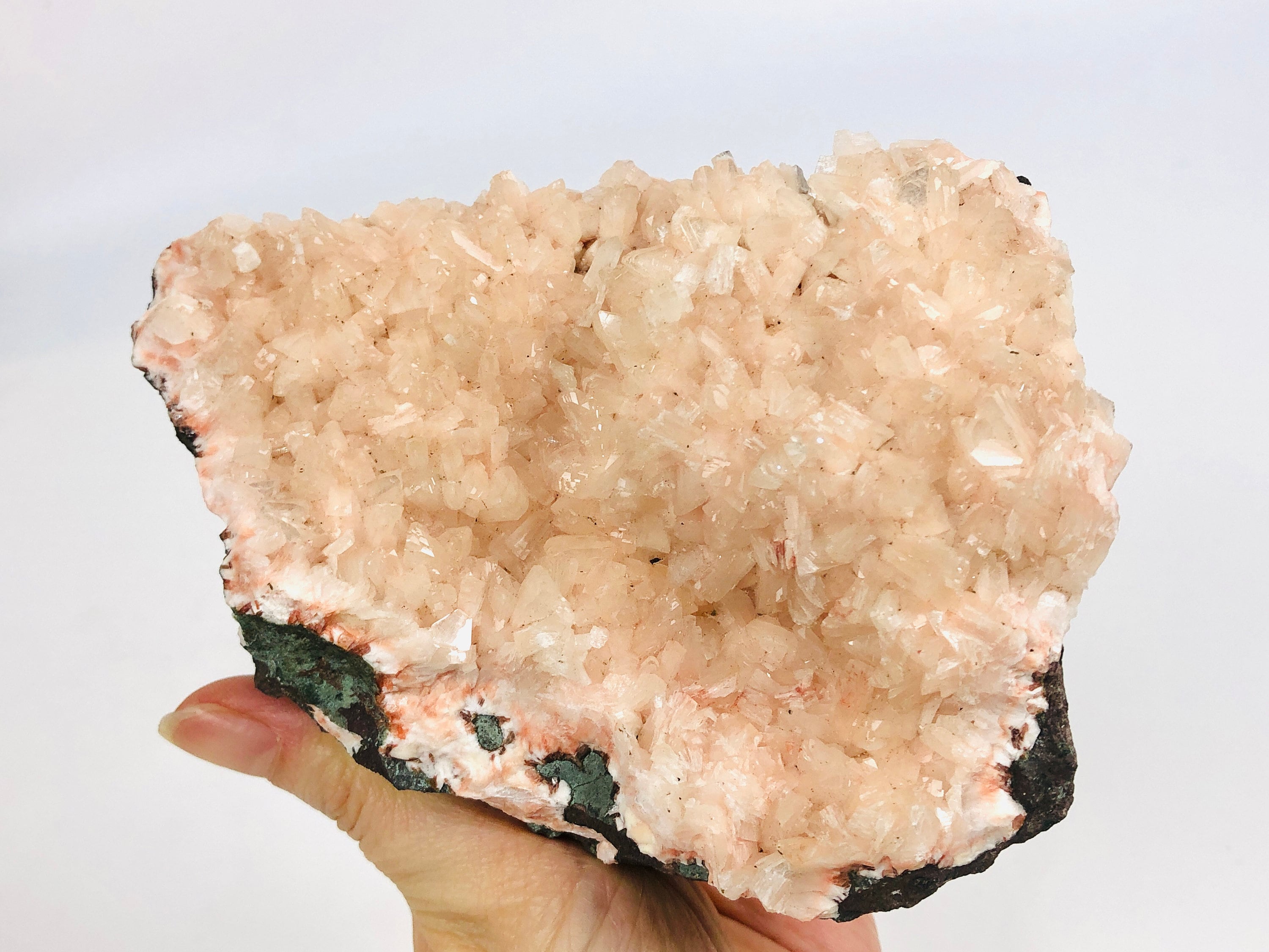 Rocks & Geodes Home & Living Zeolite Stilbite Zeolite Cluster Mineral ...