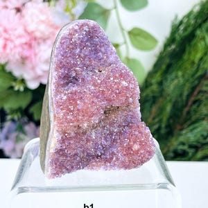Rainbow Sugar Amethyst Cluster: Uruguay Crystal Cutbase - Etsy