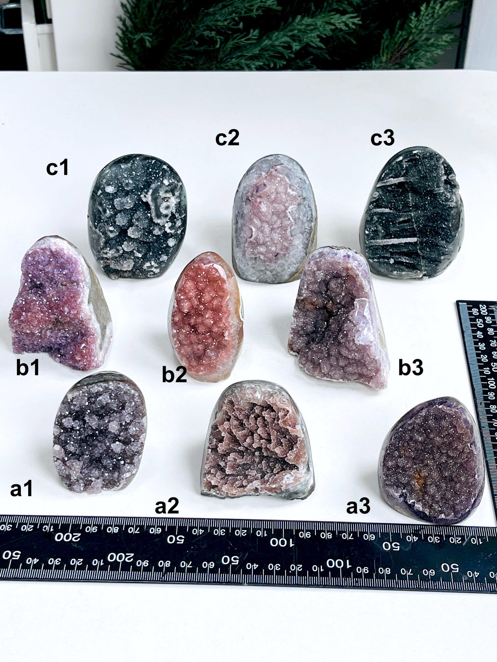 Rainbow Sugar Amethyst Cluster: Uruguay Crystal Cutbase - Etsy